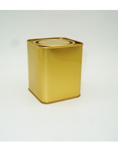 Latas para almacenar y conservar el té a granel.